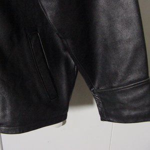 Britches | Jackets & Coats | Vtg 9s Britches Black Leather Jacket Sz S ...